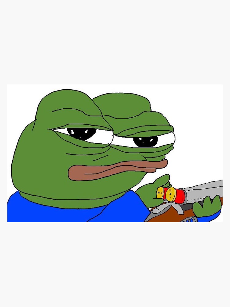 "gangster pepe" Sticker for Sale by Pikkl | Redbubble