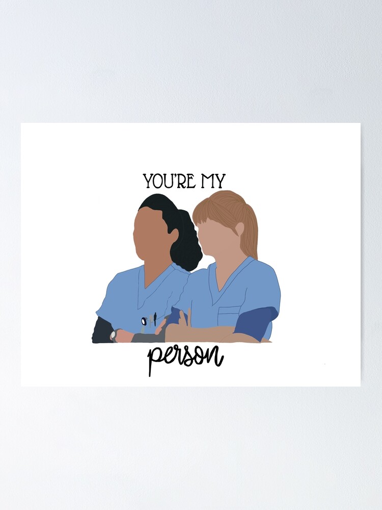 "Meredith and Christina Grey’s Anatomy" Poster by emmanuti | Redbubble