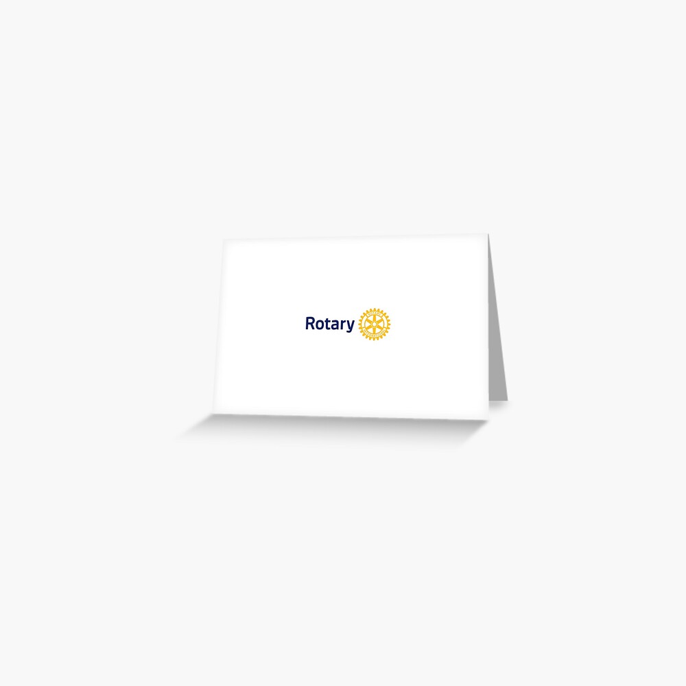 "Rotary Logo" Sticker for Sale by AnaClaraHar | Redbubble