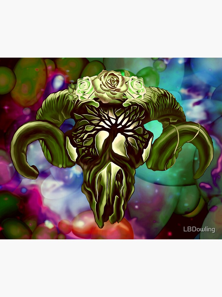 "Spirit Skull" Sticker for Sale by LBDowling | Redbubble