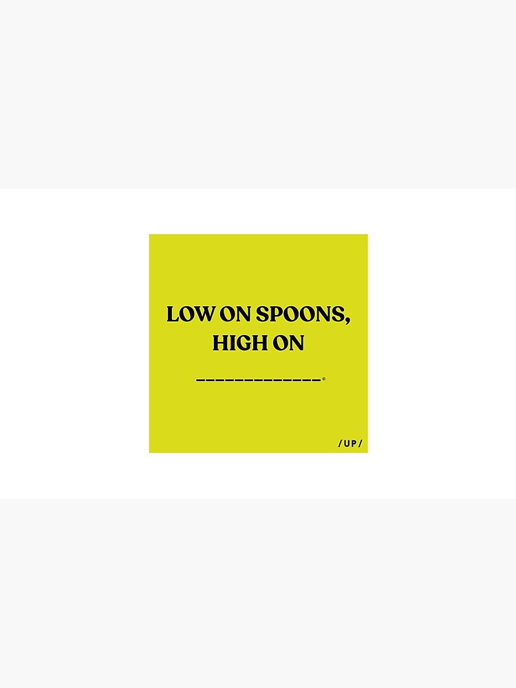 "Low on Spoons" Coffee Mug by uninvisiblepod | Redbubble