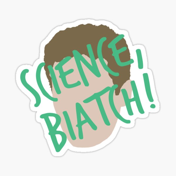 "Science Biatch Fitz" Sticker for Sale by beatlechick | Redbubble