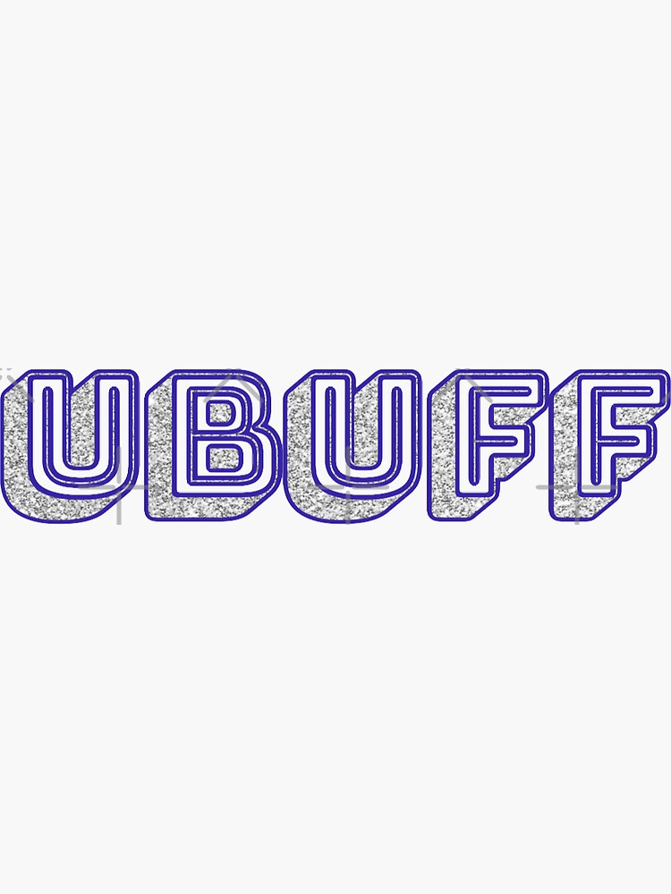"UB" Sticker by collegeacc | Redbubble