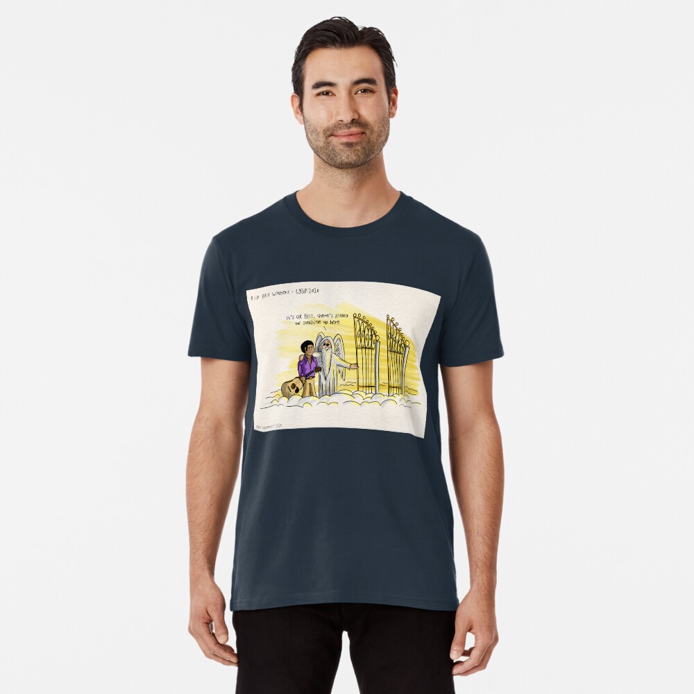 "RIP Bill Withers Cartoon" T-shirt for Sale by carpo17 | Redbubble ...