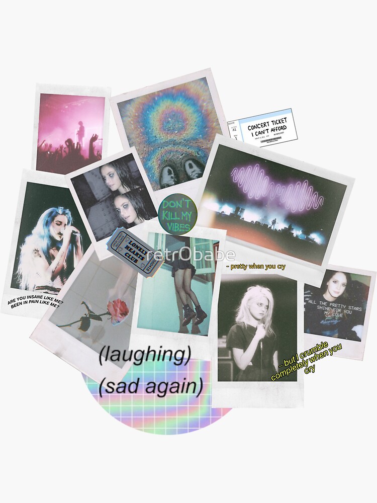 "Tumblr Grunge Aesthetic" Sticker for Sale by retr0babe | Redbubble