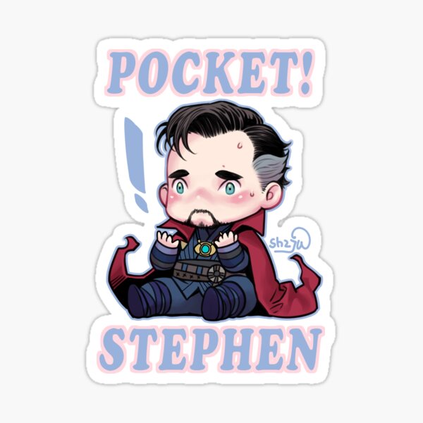 "POCKET!STEPHEN" Sticker for Sale by sh2jw | Redbubble