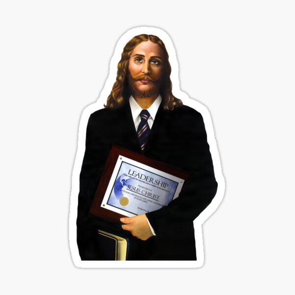 "Jesus Christ" Sticker for Sale by FineTipCreative | Redbubble