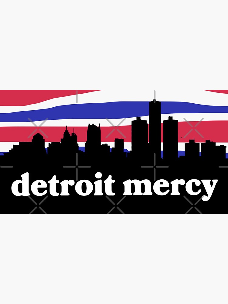 "Detroit Mercy" Sticker by shradeha | Redbubble