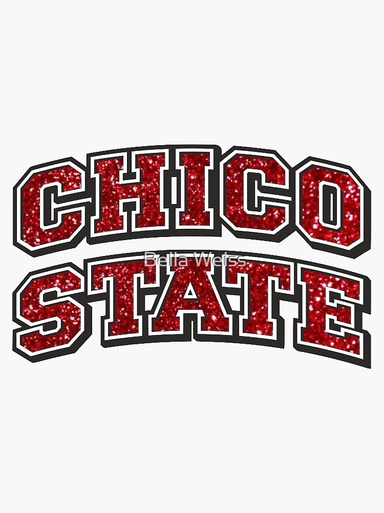 "Glitter Chico Logo" Sticker for Sale by Bella Weiss | Redbubble