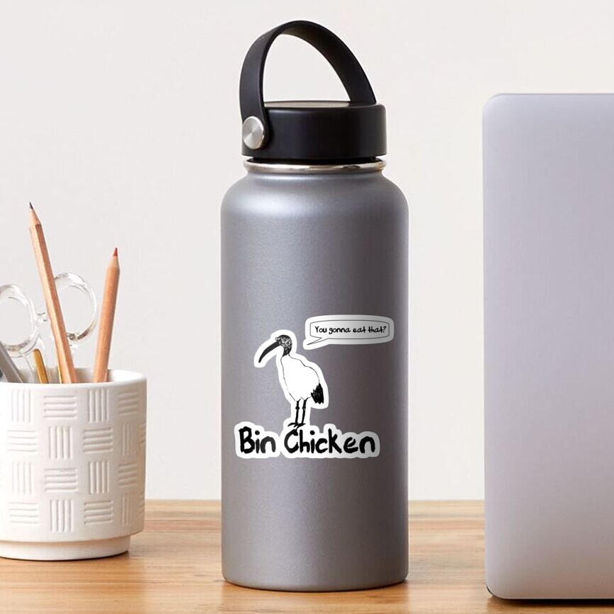 "Bin Chicken " Sticker for Sale by McBinChicken | Redbubble