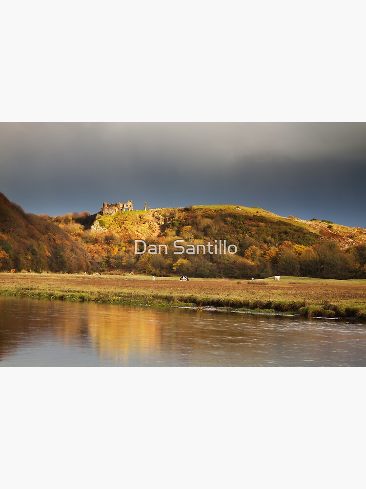"Pennard Castle and Pennard Pill, Gower" Sticker for Sale by dasantillo ...