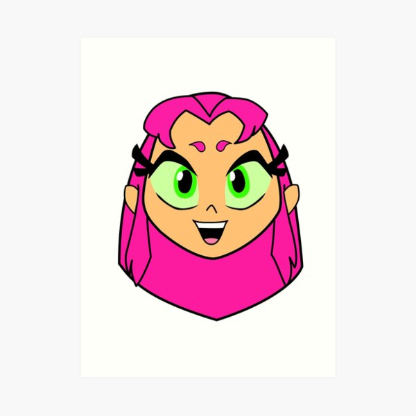 "Teen Titans´Starfire" Art Print for Sale by JamesCMarshall | Redbubble