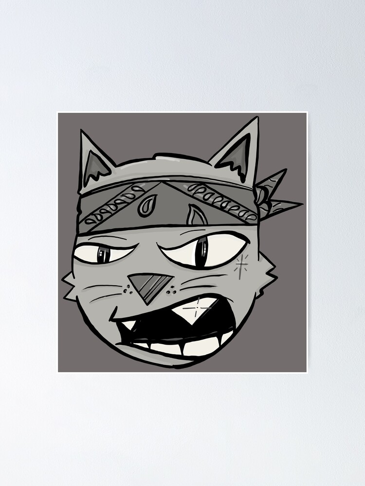 "Cholo Kitty" Poster by SamuelMolina | Redbubble