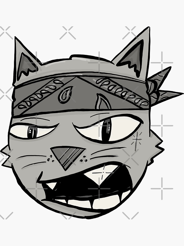 "Cholo Kitty" Sticker by SamuelMolina | Redbubble