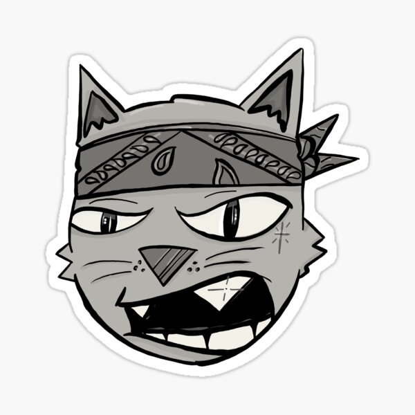 "Cholo Kitty" Sticker by SamuelMolina | Redbubble