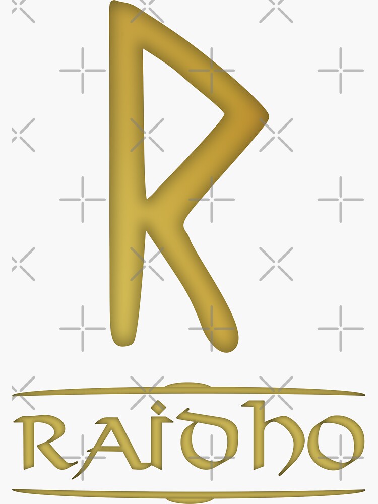 "Raidho - Rune / Older Futhark / Series of 24 runes" Sticker for Sale ...