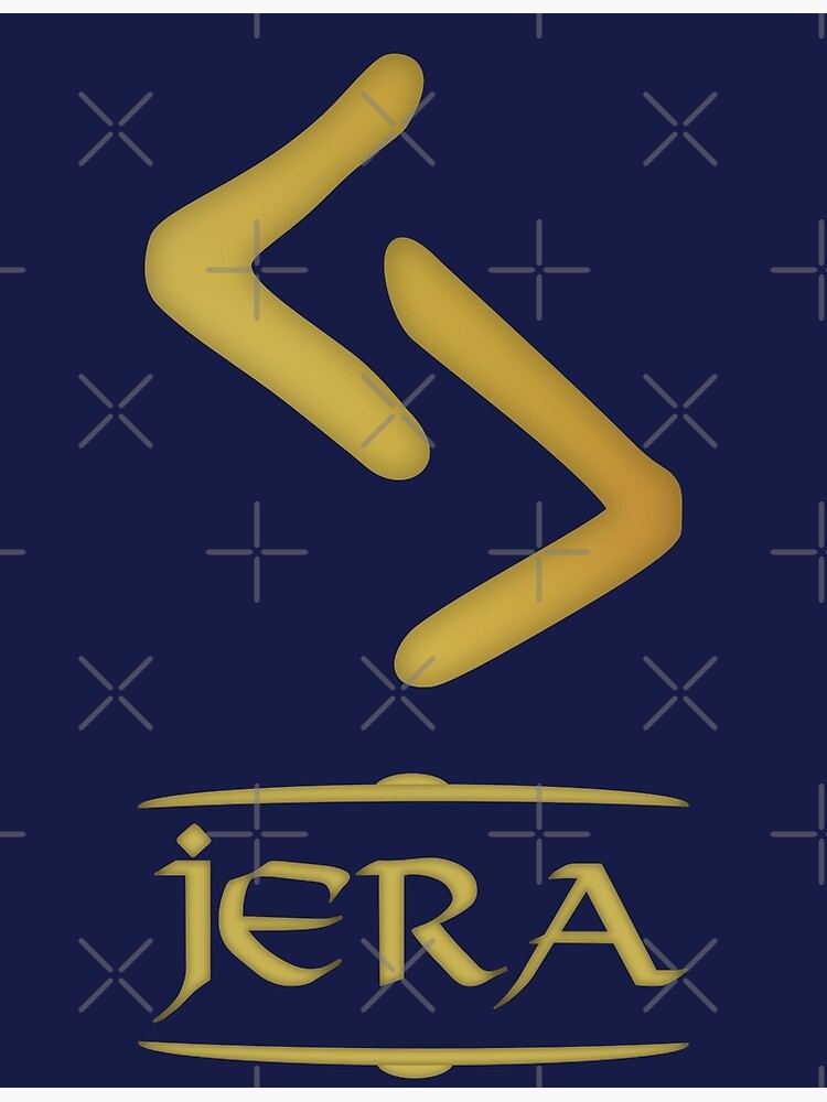 "Jera - Rune / Older Futhark / Series of 24 runes" Poster for Sale by ...