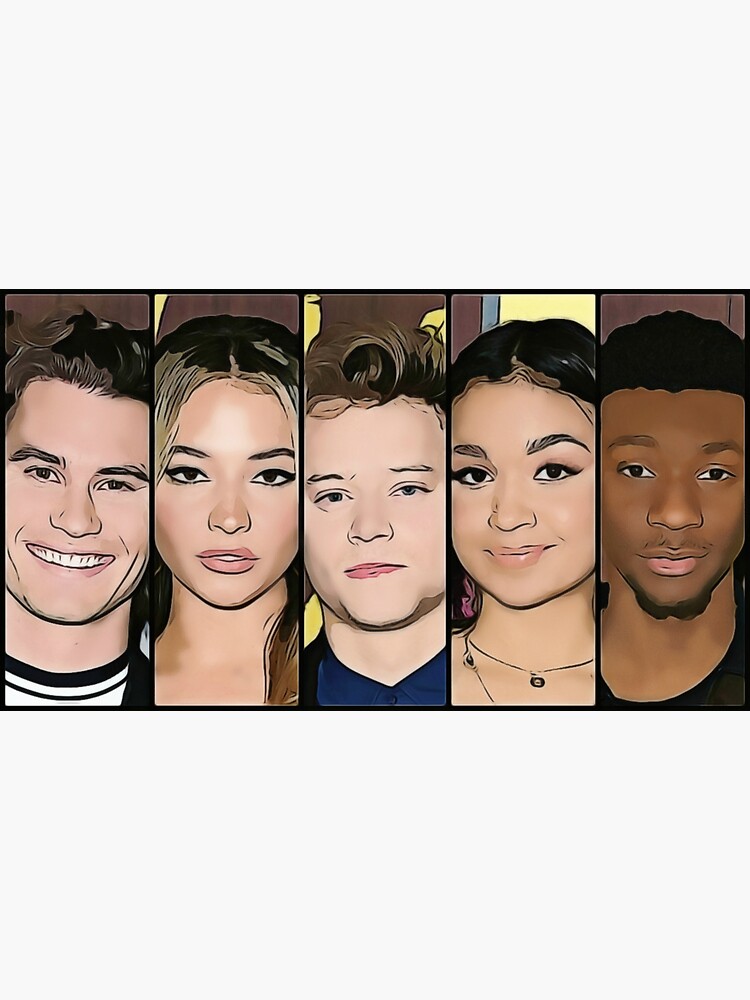 "Outer Banks (OBX) - John B, Sarah, JJ, Kiara, Pope" Sticker for Sale ...