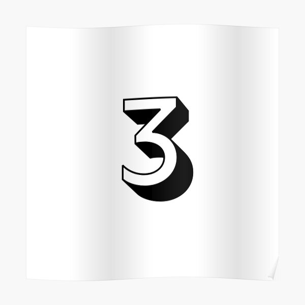 "number 3" Poster for Sale by Golden6boy | Redbubble
