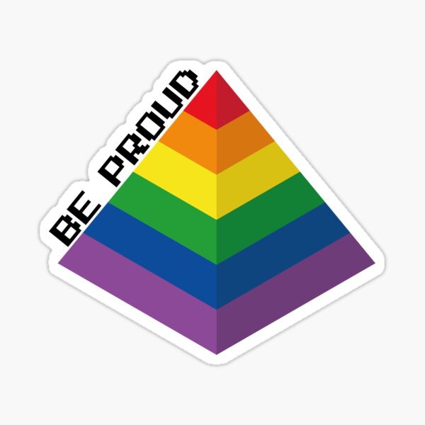 "BE PROUD" Sticker for Sale by Mandy-Kuijper | Redbubble