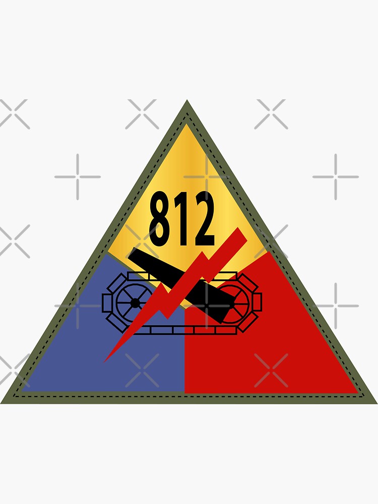 " Army - 812th Tank Battalion SSI" Sticker for Sale by twix123844 ...
