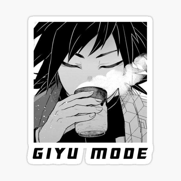 Sticker « Giyu Mode Demon Slayer Drôle Kimetsu no Yaiba Giyuu Tomioka ...