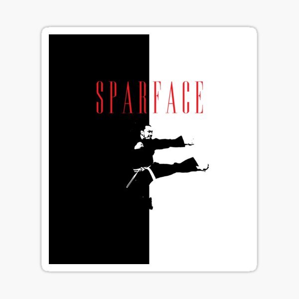 "Spar Face" Sticker by eldram | Redbubble