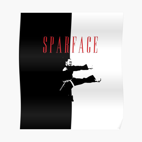 "Spar Face" Poster for Sale by eldram | Redbubble