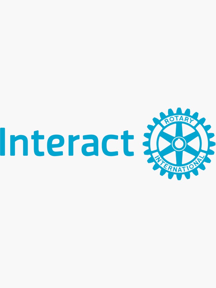 "Interact Logo" Sticker by AnaClaraHar | Redbubble