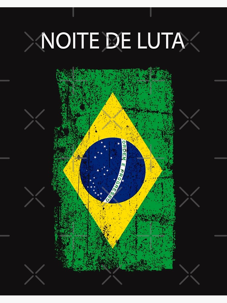 "Brazilian Flag Fight Night UFC MMA Boxing" Poster by WhitesDesigns ...