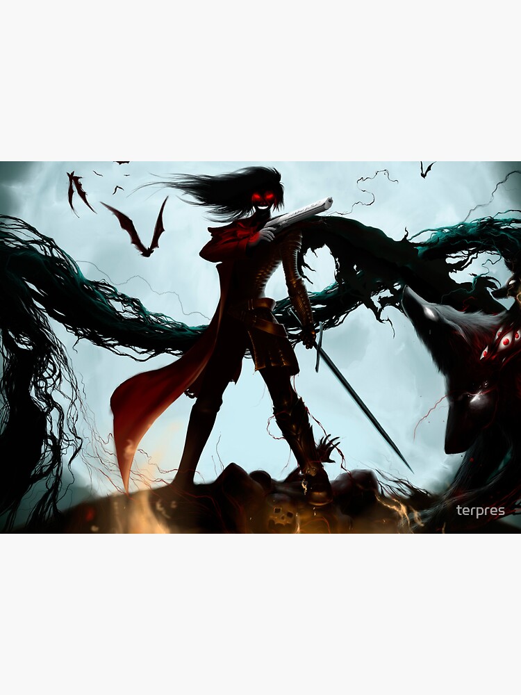 "Hellsing Alucard" Sticker by terpres | Redbubble