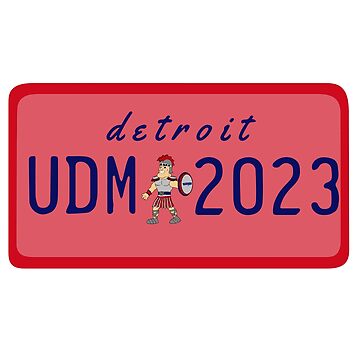 "Detroit Mercy License Plate 23" Essential T-Shirt for Sale by shradeha ...