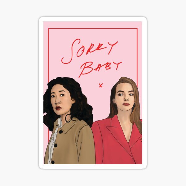 "SORRY BABY x - Killing Eve Illustration" Sticker by bonnenouvelle ...