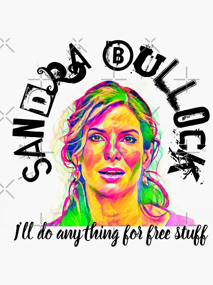 "Sandra Bullock Color Cover" Sticker for Sale by lovesuperkarma | Redbubble