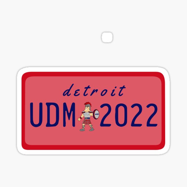 "Detroit Mercy 22" Sticker by shradeha | Redbubble