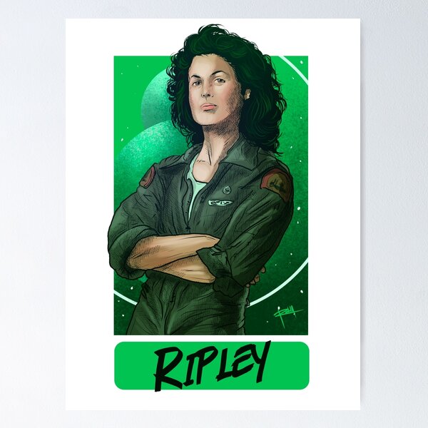 "Ellen Ripley" Poster for Sale by Gerkyart | Redbubble