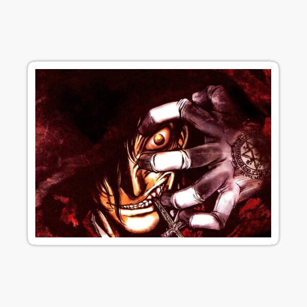 "Hellsing Alucard" Sticker for Sale by terpres | Redbubble