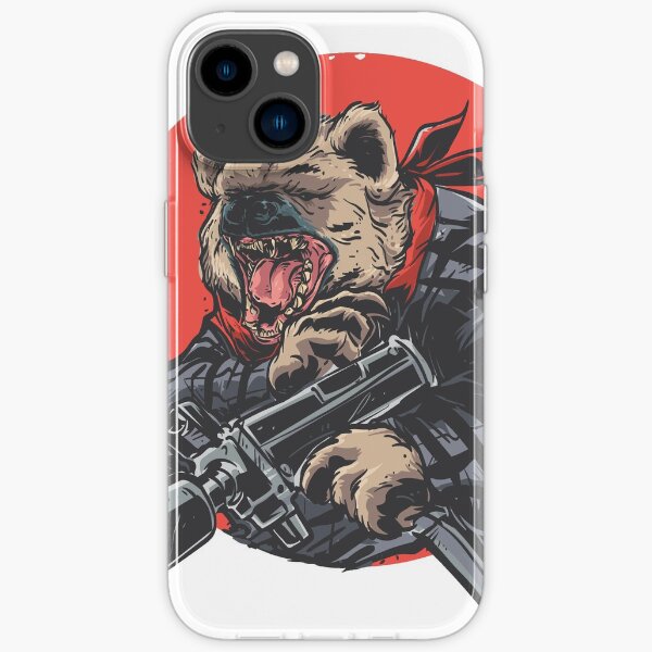 "rebel hyena with uzzi gun" iPhone Case for Sale by rockbone | Redbubble