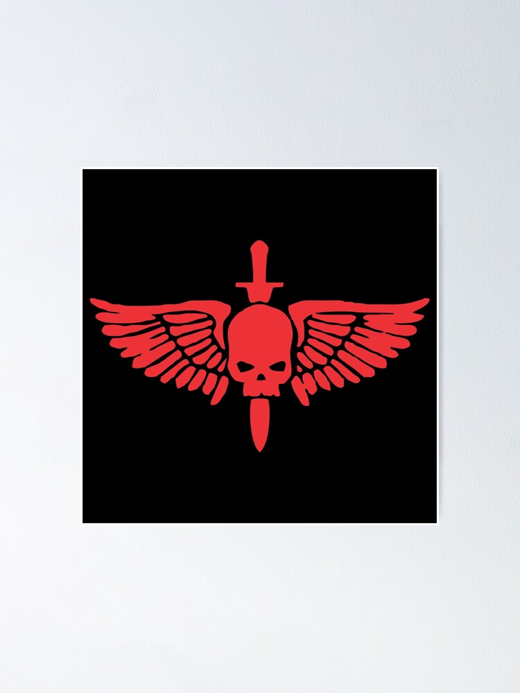 "Space Marine Symbol" Poster for Sale by Scalliang | Redbubble