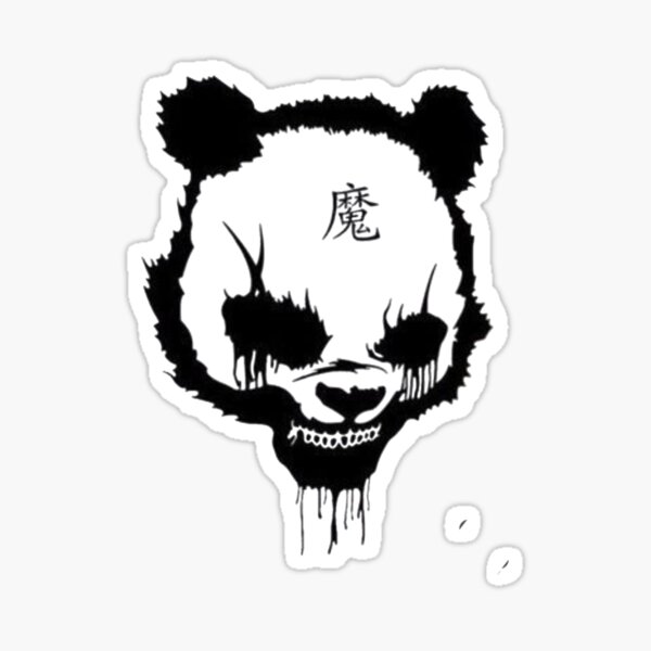 "Angry panda " Sticker by Samereisheh | Redbubble