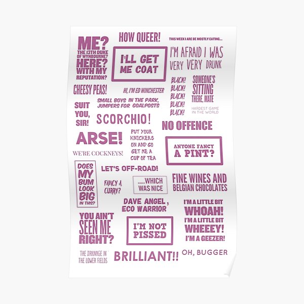 "The Fast Show - Colin Hunt's Catchphrase Collection!" Poster by ...