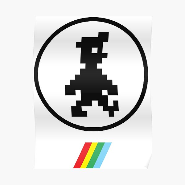"Manic miner" Poster by atteoM | Redbubble