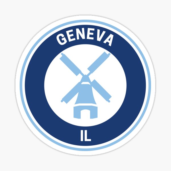 "Vintage Geneva Illinois" Sticker for Sale by fearcity | Redbubble