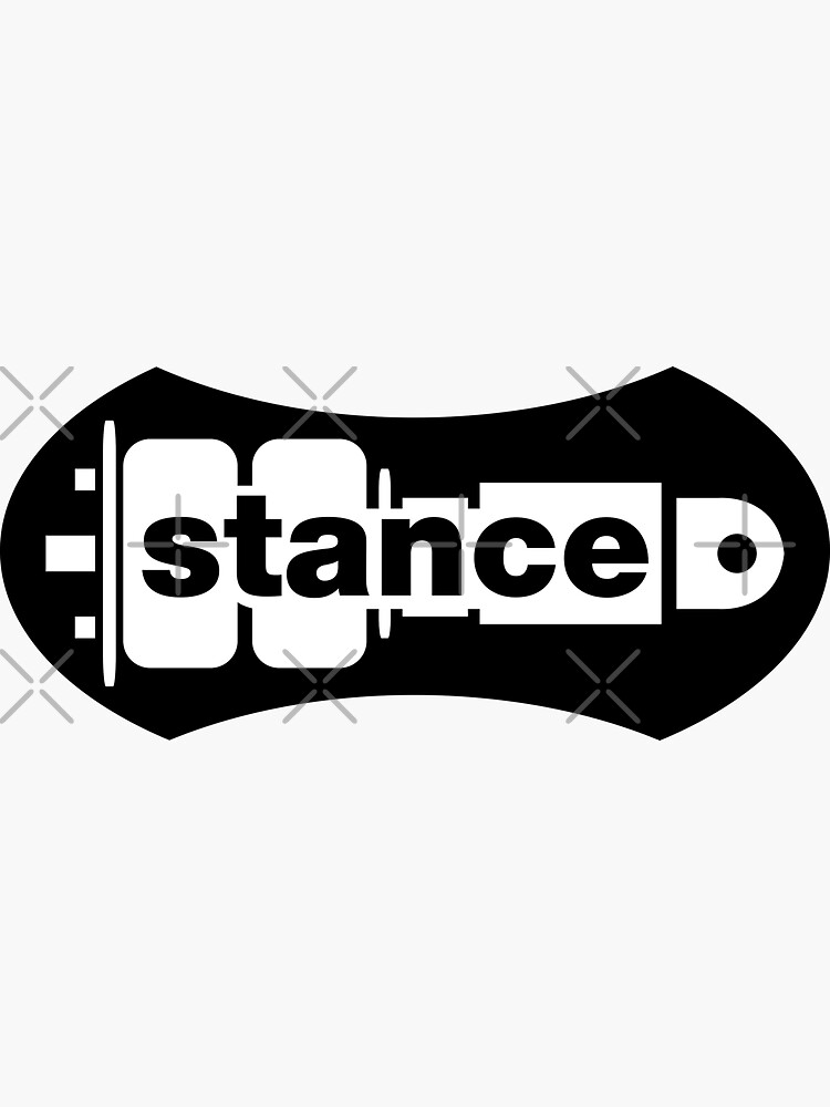"Stanced Sticker" Sticker for Sale by lolotees | Redbubble