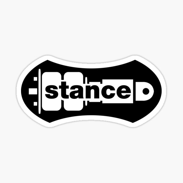 "Stanced Sticker" Sticker for Sale by lolotees | Redbubble