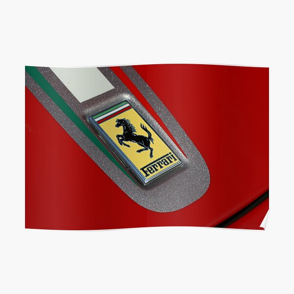 "FERRARI F430 BRANDING" Poster by Drivemodern | Redbubble