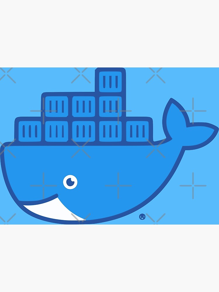 "Docker Moby logo (2020)" Poster for Sale by PhoenixStudio | Redbubble