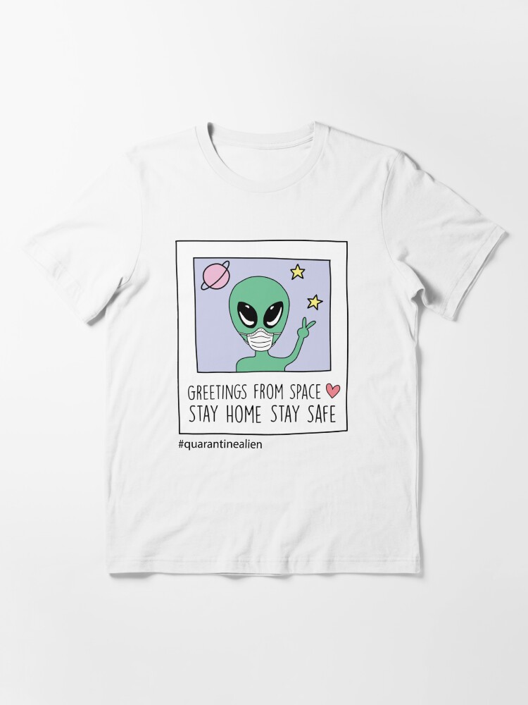 "Quarantine Alien" T-shirt for Sale by SuperrSunday | Redbubble ...