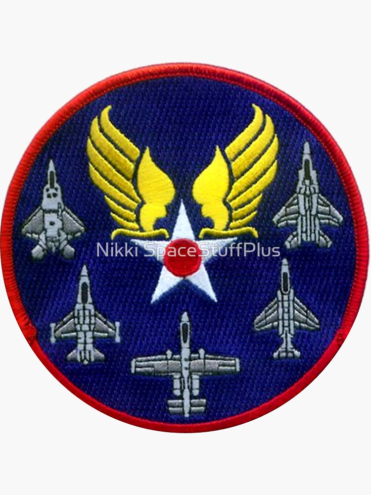 "Air Combat Command Aircraft Logo" Sticker by Spacestuffplus | Redbubble
