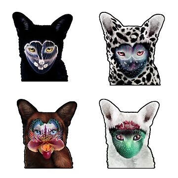 "Galantis Cats" Sticker for Sale by sydneyh01 | Redbubble